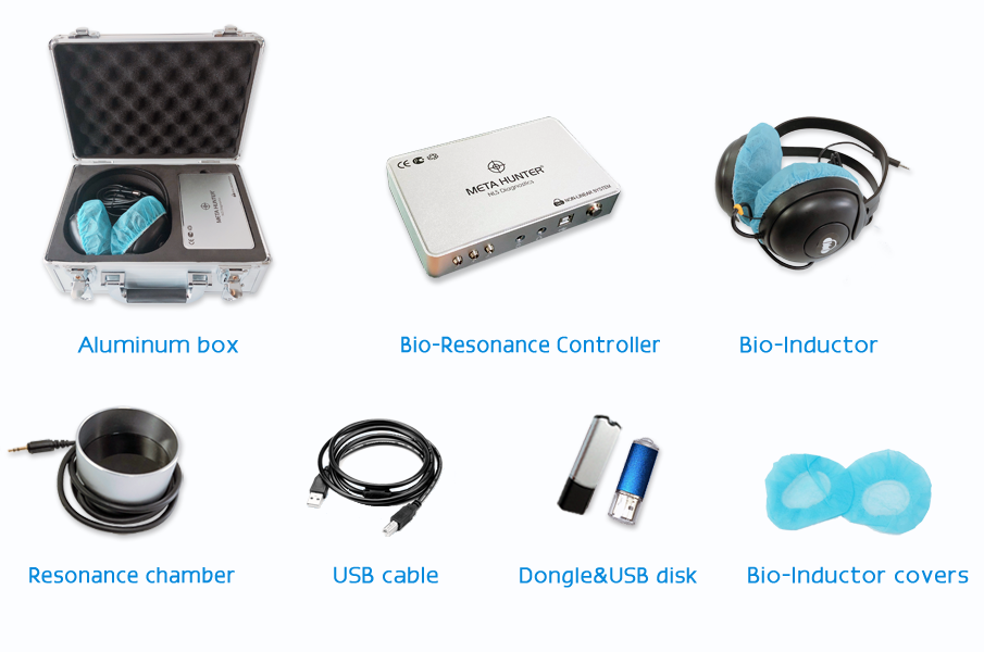 Meta Hunter Bioresonance Machine with Chakra Healing and 3D-Spiral Scaning